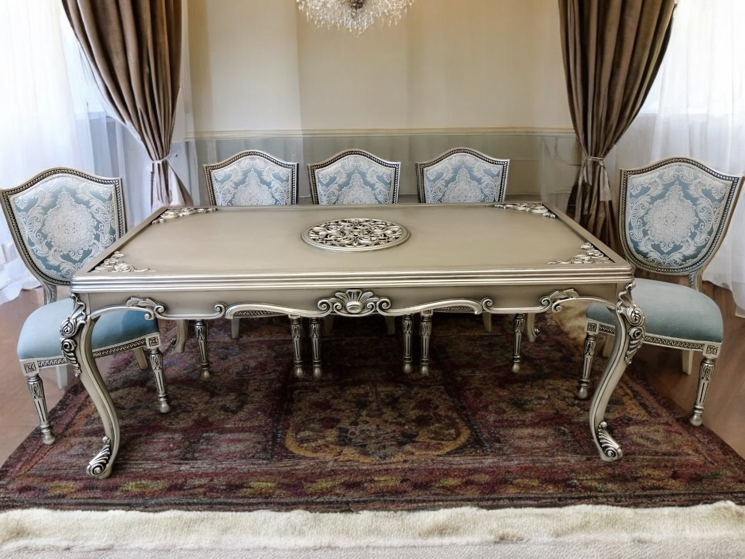 Dining Room Sets — SPHINX FURNITURE| Handmade& Solid Wood Luxurious ...