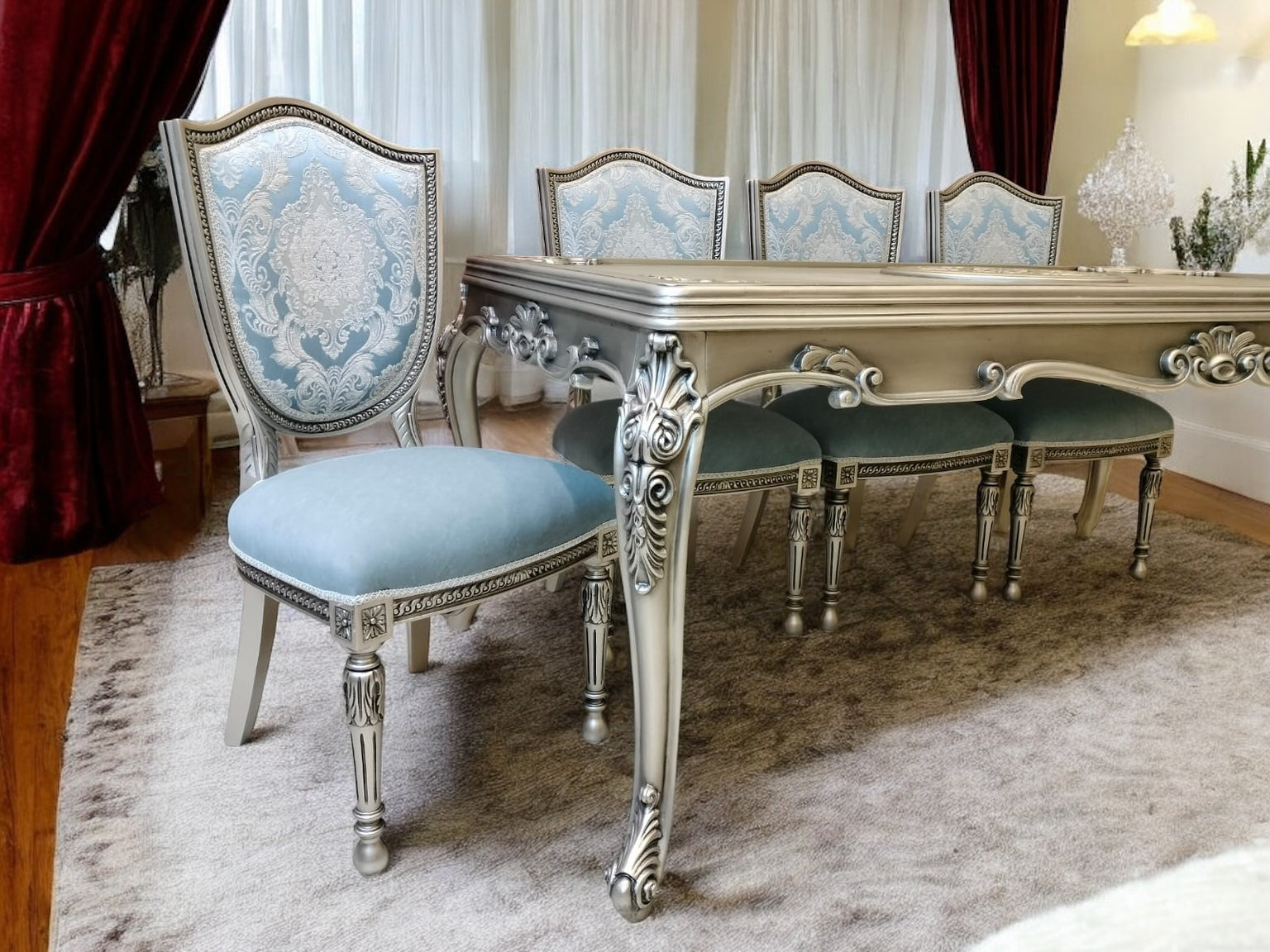 Dining Room Sets — SPHINX FURNITURE| Handmade& Solid Wood Luxurious ...