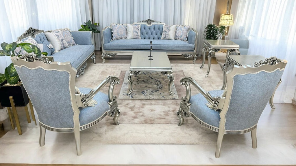 Living Room Sets — SPHINX FURNITURE| Handmade& Solid Wood Luxurious ...