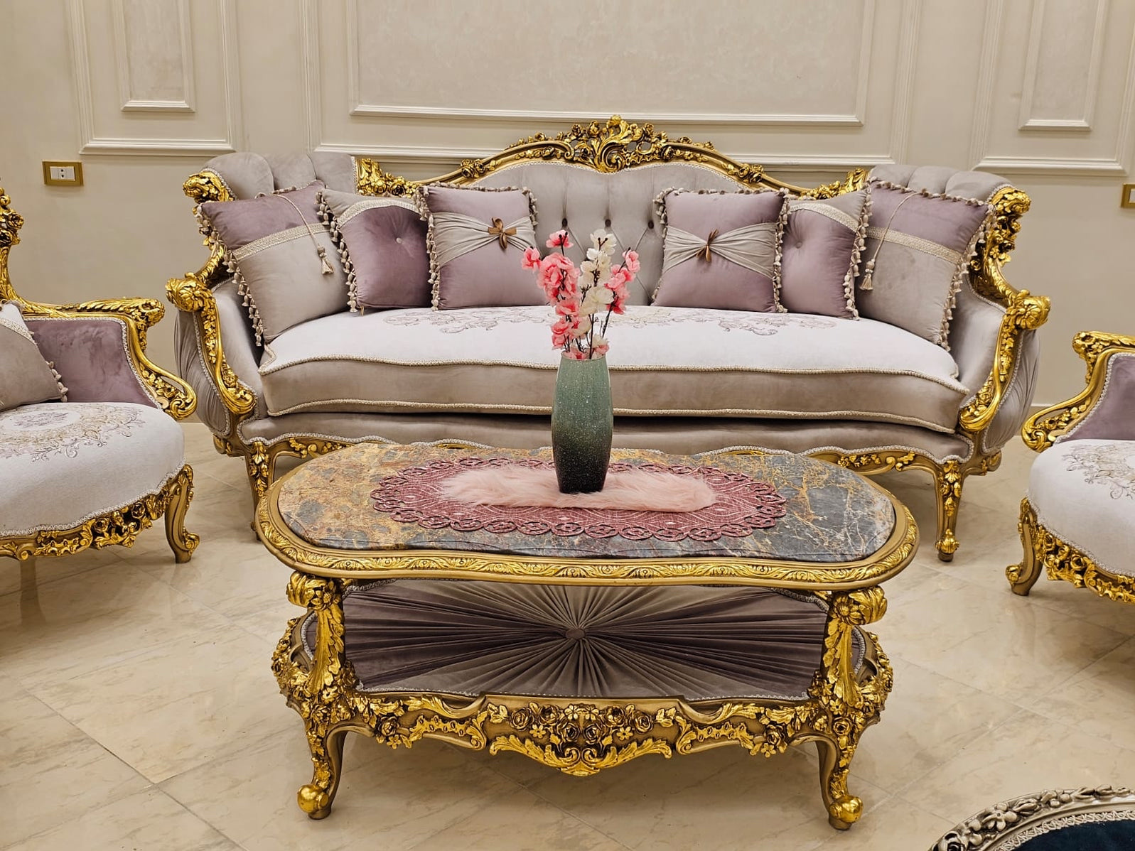 Living Room Sets — SPHINX FURNITURE| Handmade& Solid Wood Luxurious ...