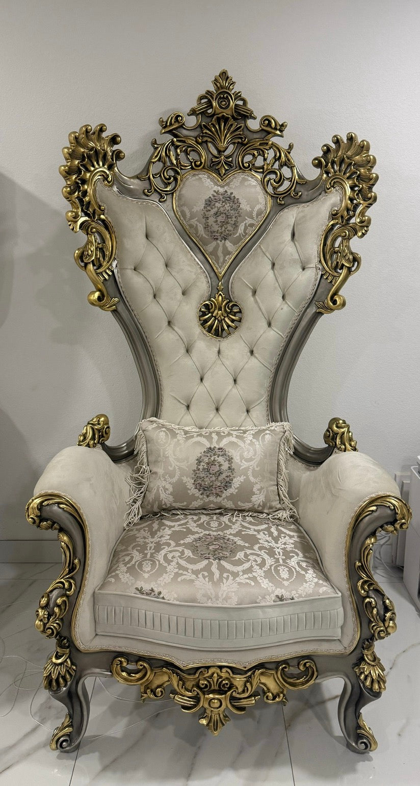 Grace Throne Chair — SPHINX FURNITURE| Handmade& Solid Wood Luxurious ...